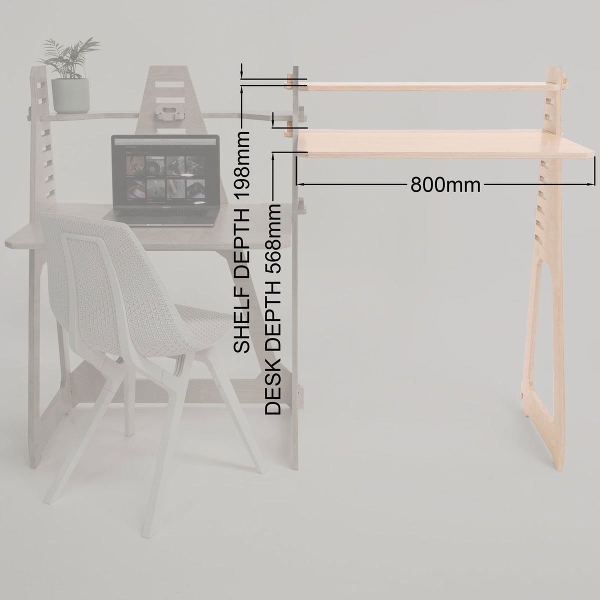 Double Wide Desk Module | Desk Accessories | Work From Home Desks NZ ...